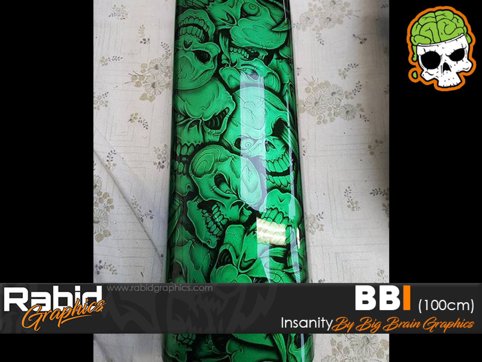 Insanity Hydrographics Film by Big Brain (100cm) - Rabid Graphics Ltd