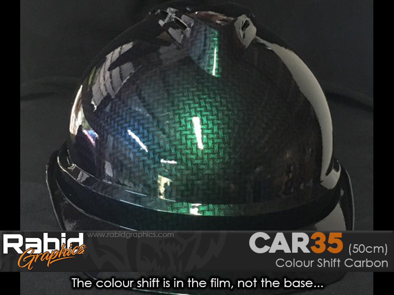 Colour Shift Carbon Hydrographics Film (100cm) - Rabid Graphics Ltd