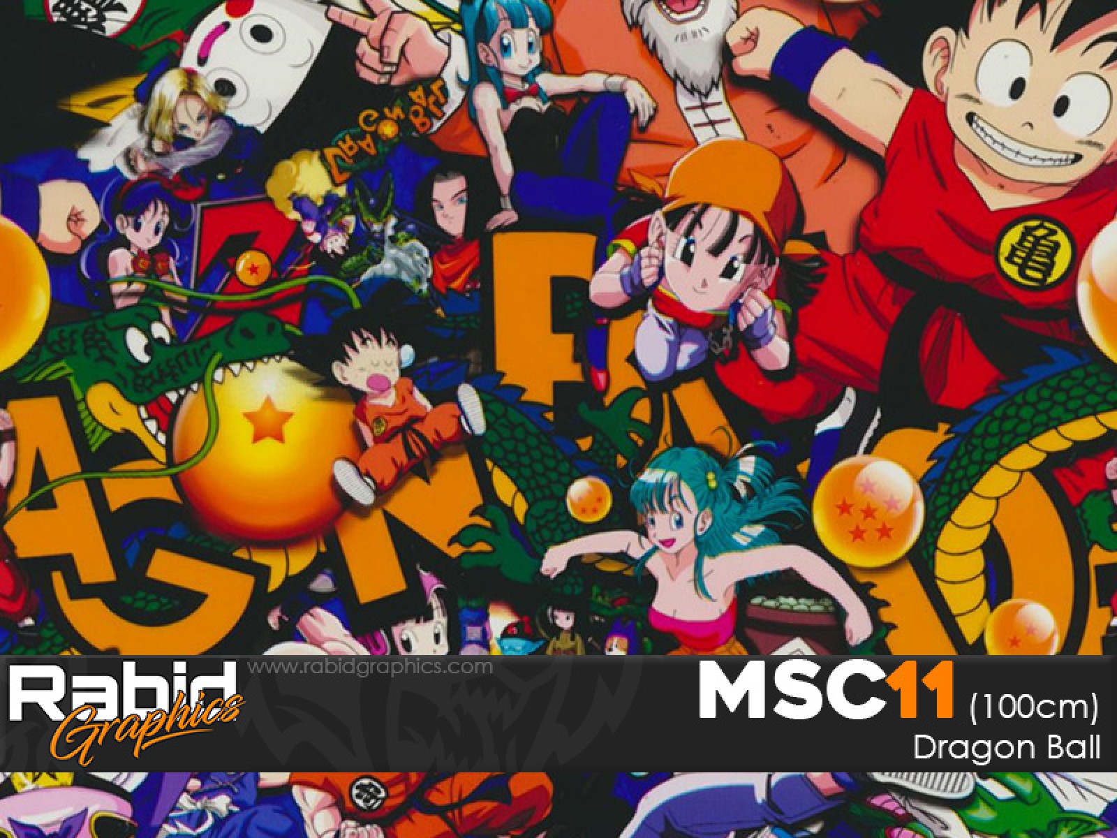 Dragon Ball Hydrographics Film (100cm) - Rabid Graphics Ltd