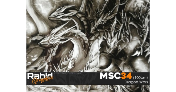 Dragon Wars Hydrographics Film (100cm) - Rabid Graphics Ltd